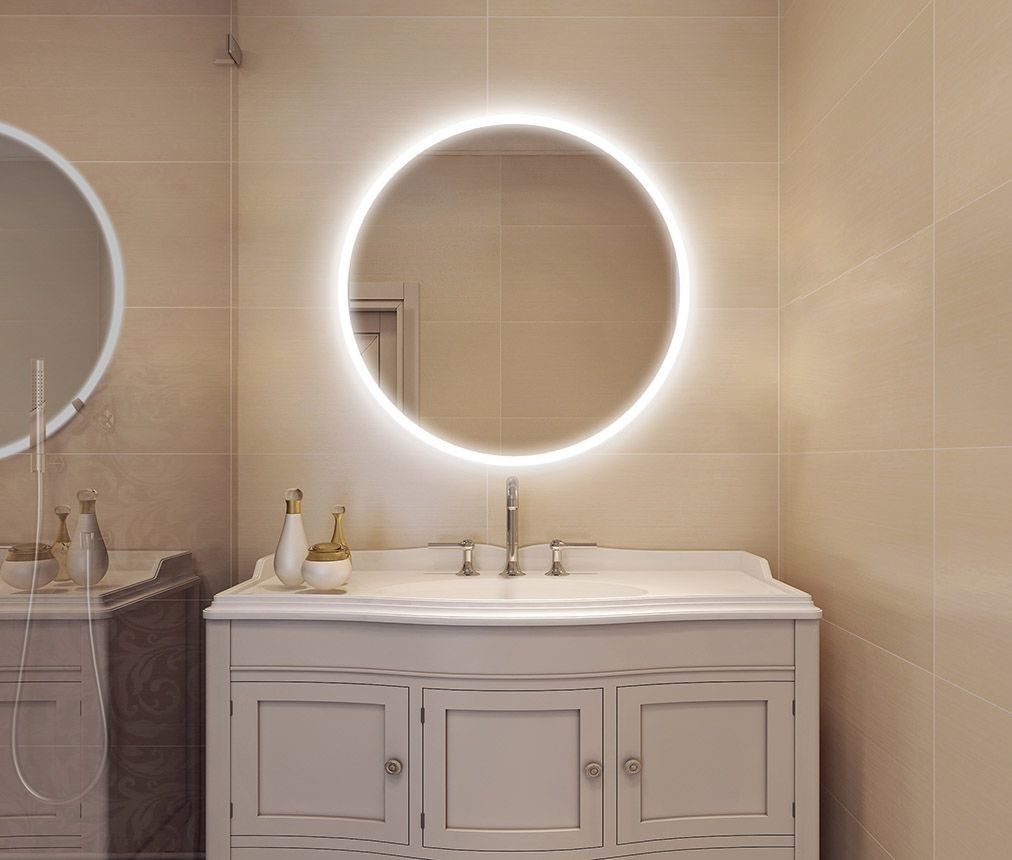 LED illuminated mirror Carlotta Edge